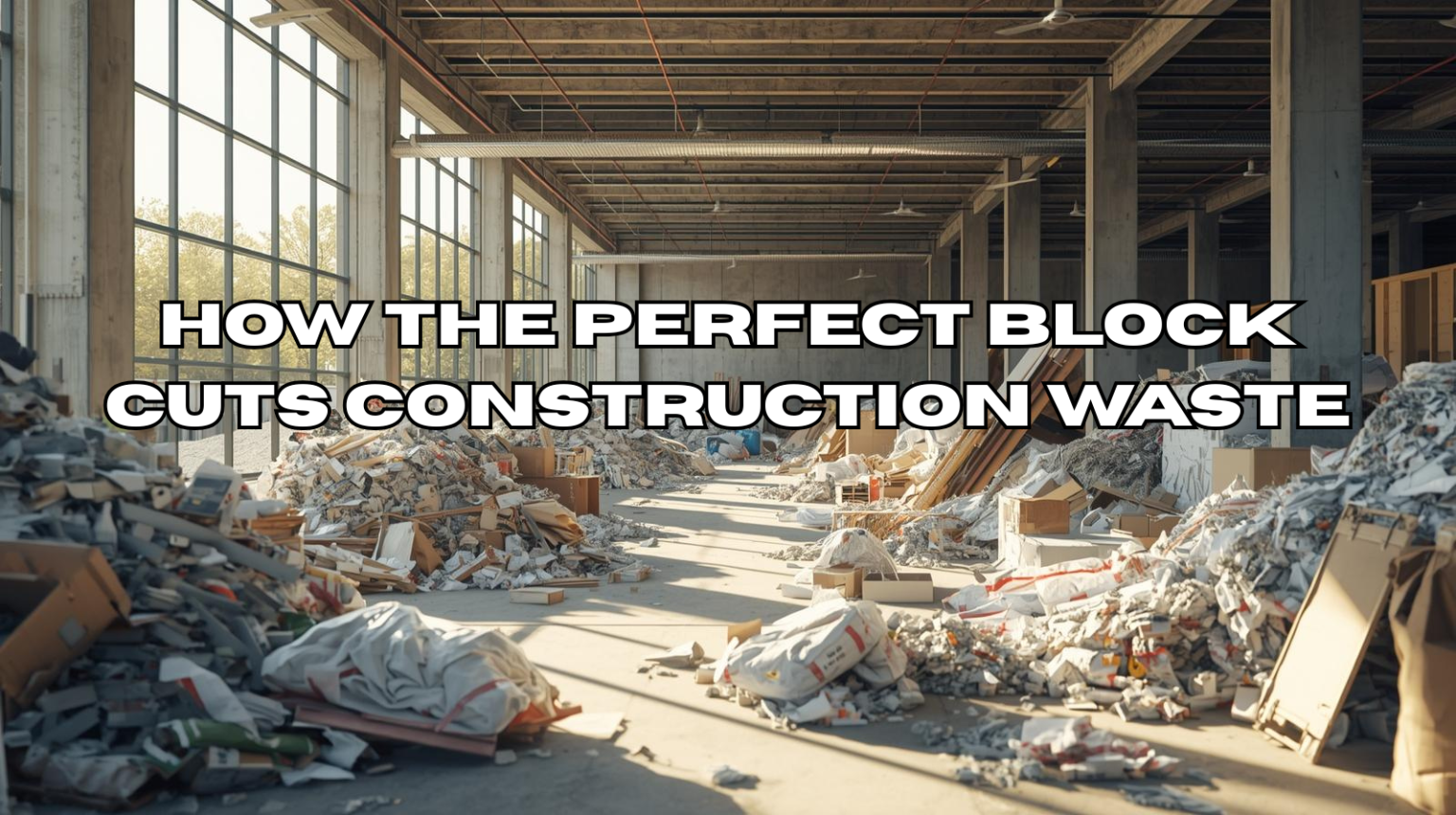 How The Perfect Block Cuts Construction Waste - Eco Building Systems